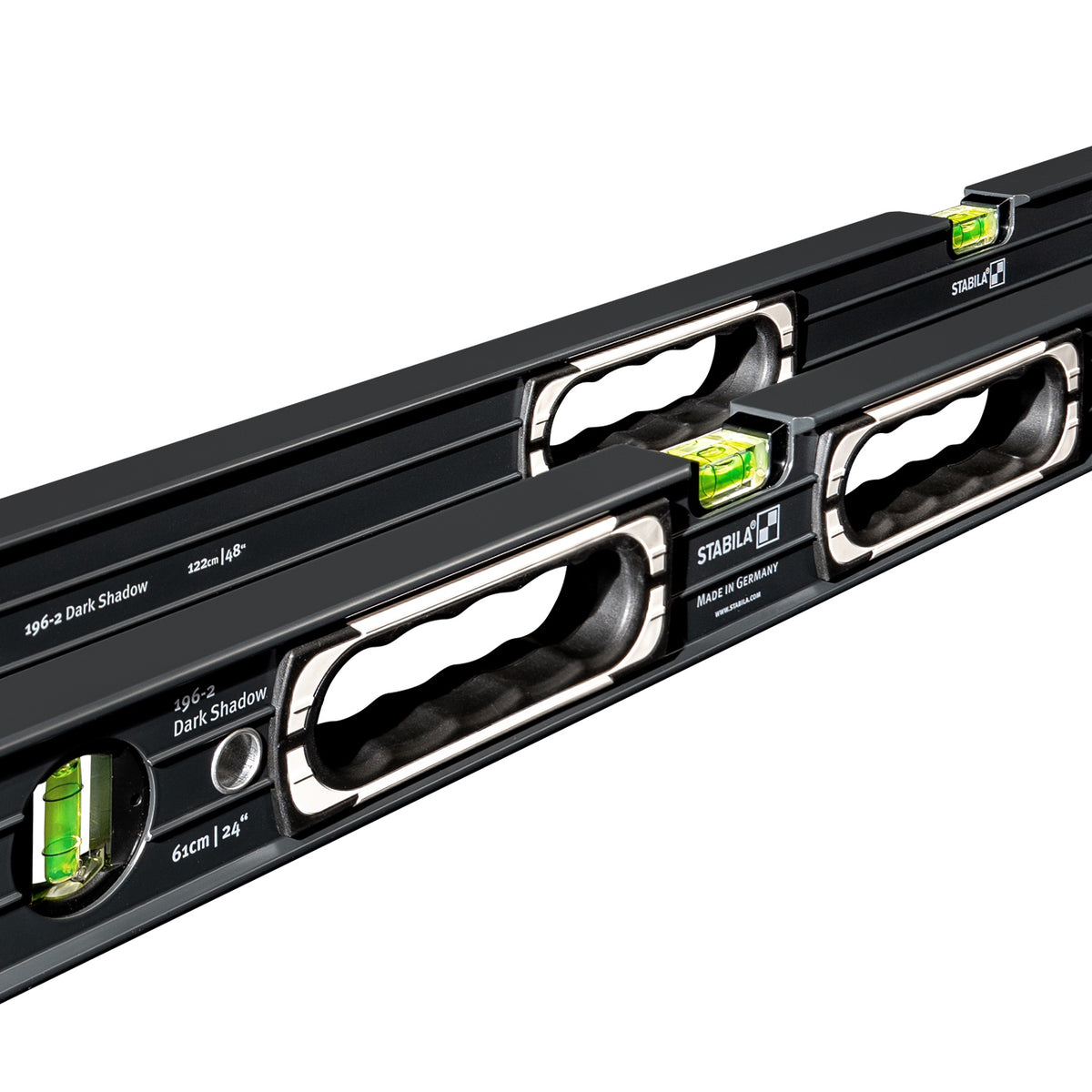STABILA Stabila Dark Shadow Type 196-2 24 Inch & 48 Inch Level Set ...