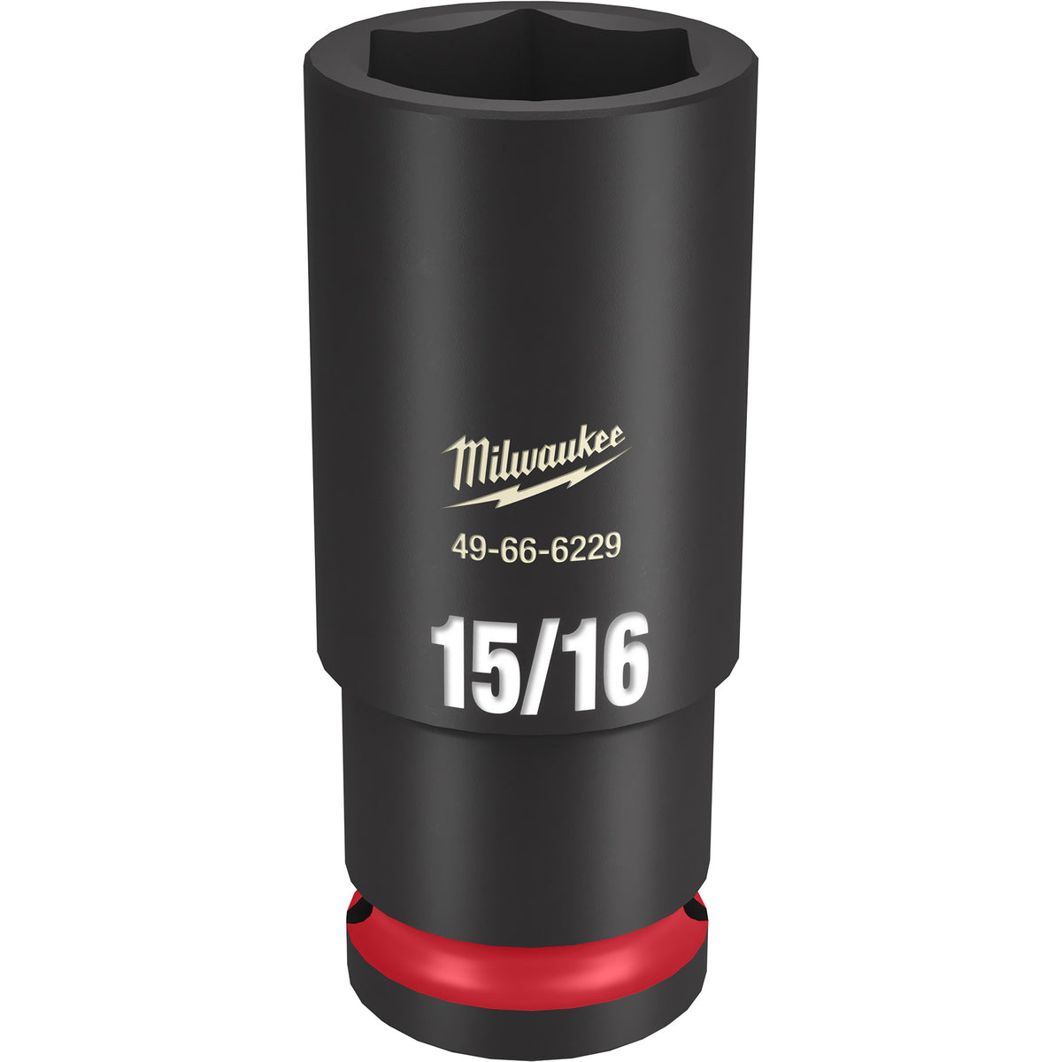 Milwaukee 1/2" Drive 15/16" 6 Point Socket SHOCKWAVE Impact Duty™ 49-6 ...