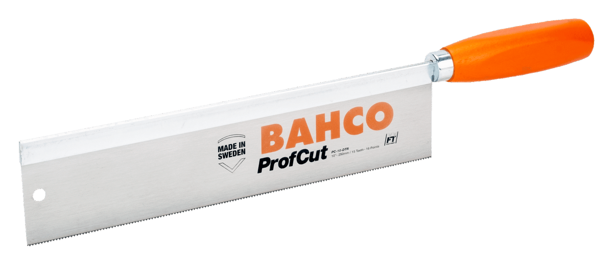 BAHCO PC-10-DTR ProfCut™ Dovetail Saws with Straight Wooden Handle ...