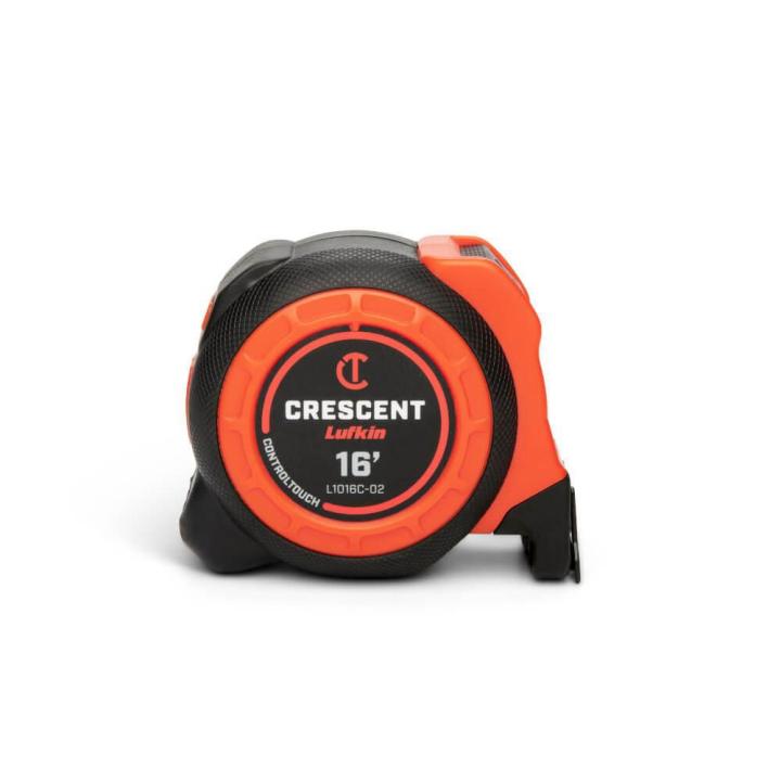 Crescent L1016C-02 1-3/16" x 16' CONTROLTOUCH Tape Measure ...