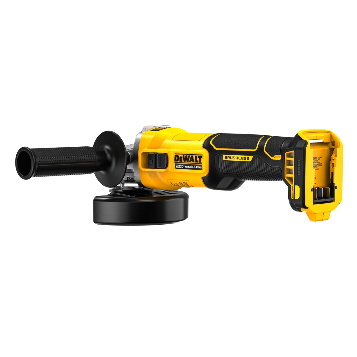 DEWALT DCG407B 20V MAX* 4-1/2 in. Brushless Slide-Switch Grinder (Tool ...