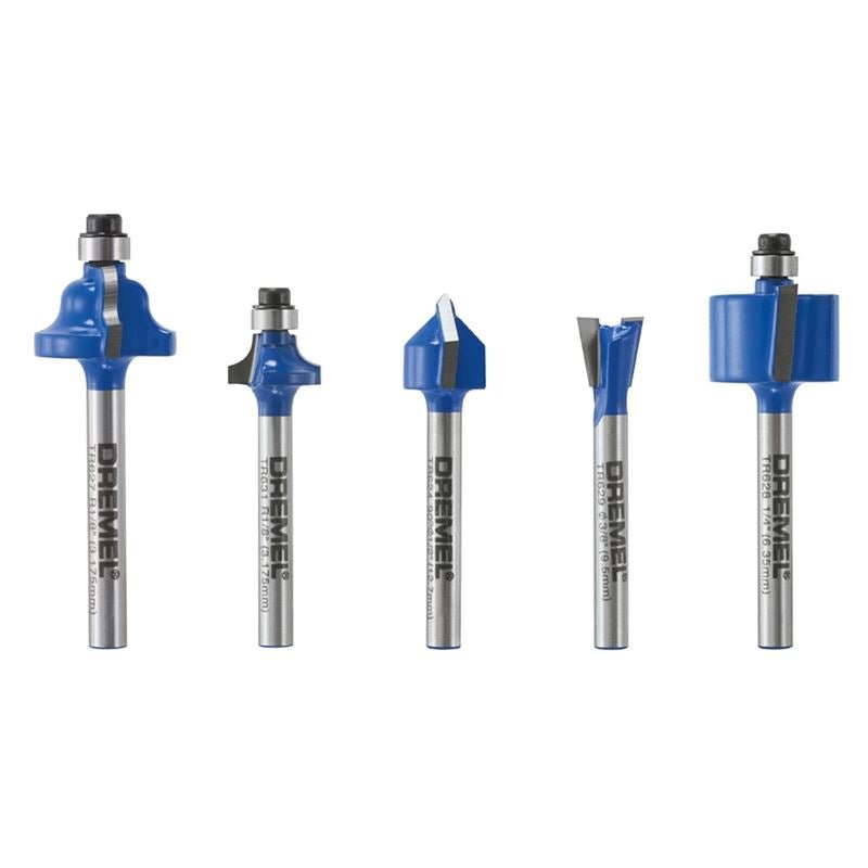 Dremel | TR780 5-pc. Trio Carbide Specialty Router Bit Set ...