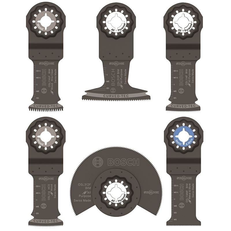 Bosch | OSL006 Starlock Oscillating Multi-Tool Accessory Blade Set 6 pc ...