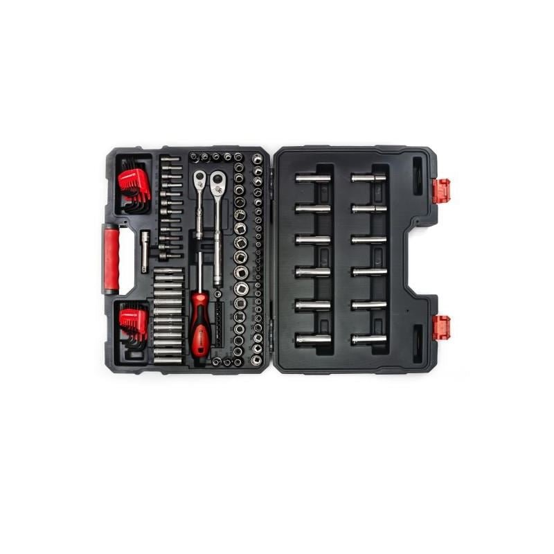 Crescent CTK121C 121 Pc. 1/4in and 3/8in Drive 6 and 12 Point Standard ...