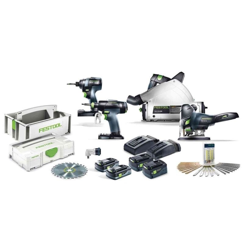Festool 205604 PRO Finish Pack TID 18/T 18/TSC 55/PSC 420 Pro Pack ...