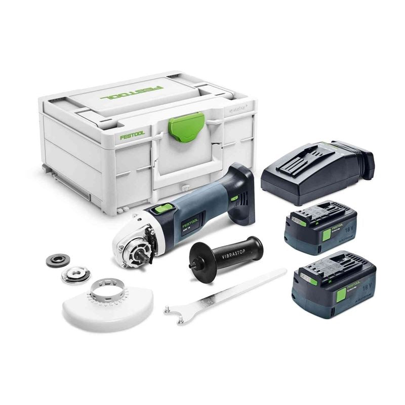 Festool 576823 Cordless Angle Grinder AGC 18-125 5,2 EBI-Plus ...