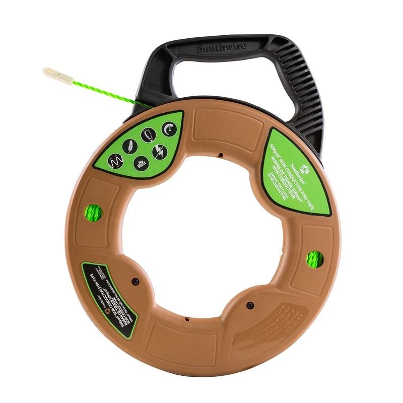 FTSP45-125NCT SIMPULL Fish Tape 4.5mm 125' Non Conductive Tip, Large ...