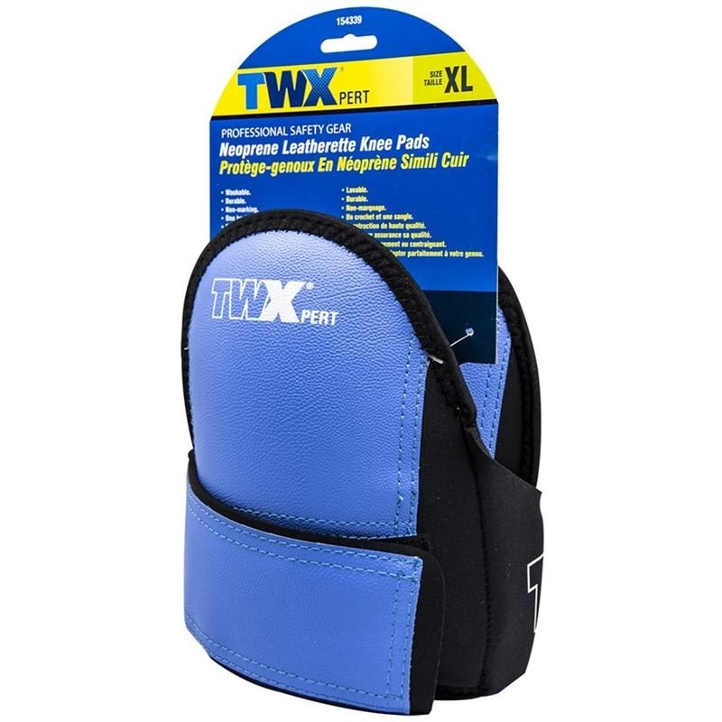 TWXpert Leatherette and Neoprene Work Knee Pads - Mississauga Hardware ...