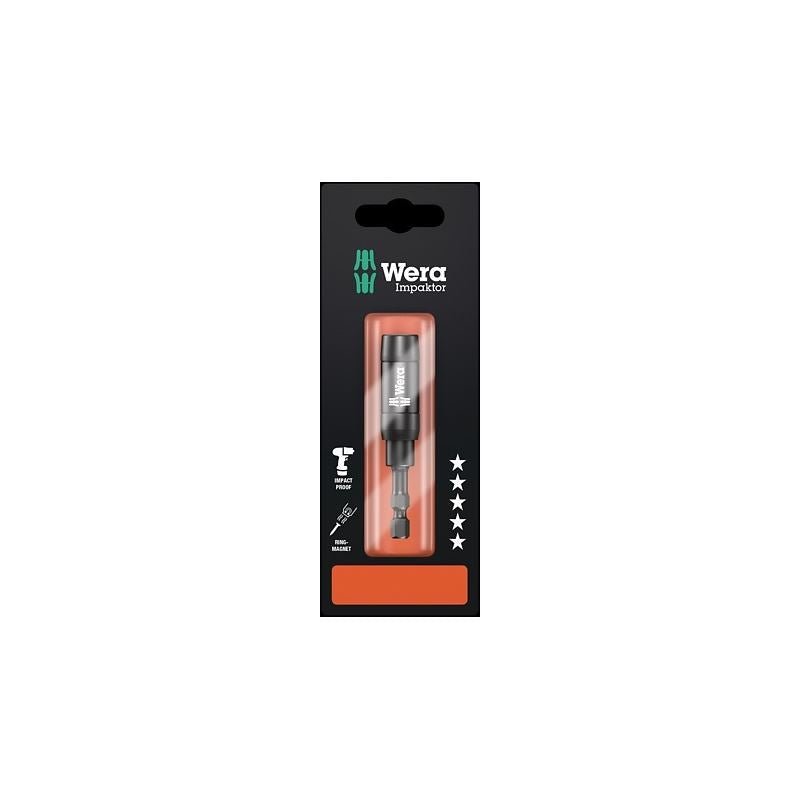 Wera 897/4 IMP R SB Impaktor Bit holder with retaining ring and ring ...